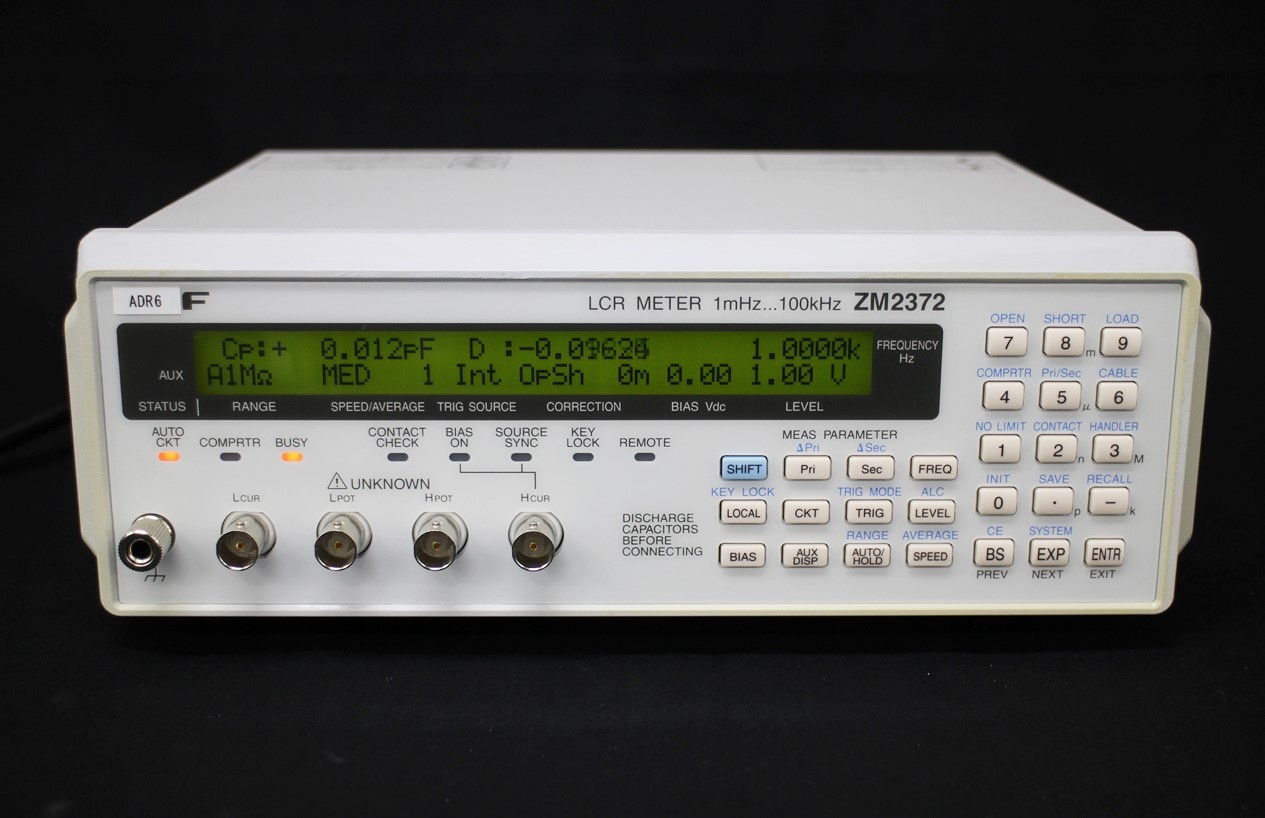 ZM23721mHz-100kHz LCR Meter USB Sweep｜LCR、半導体、電気化学｜Hitech&Facility