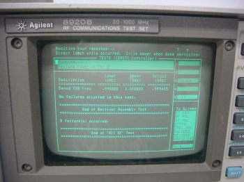 8920B30-1000MHz 60W RF Comm Test SET｜販売済 soldlist｜Hitech&Facility